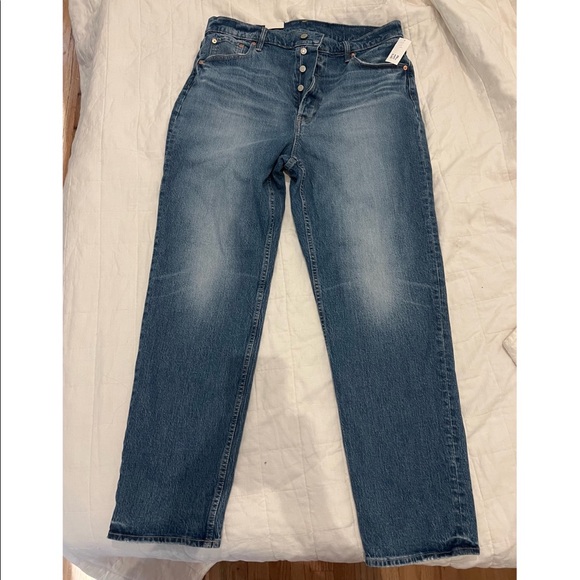 GAP | Jeans | Nwt Gap High Rise Cheeky Straight Jeans With Washwell ...